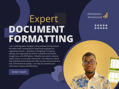 Your Document Formatted, Edited, Proofread and Fix with a well Typeset | Upwork