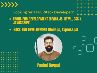 FullStack development in React.js & Node.js, Front-end & Back-end Developer | Upwork
