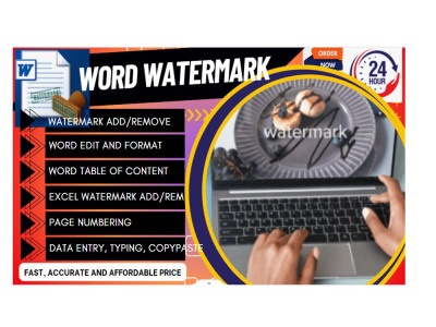 To add watermark on documents and MS Word documents | Upwork