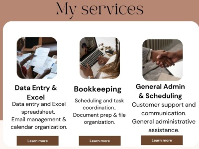 Professional administrative virtual assistance and basic bookkeeping. | Upwork