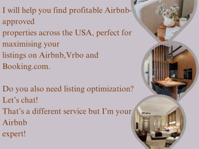 STR approved properties in the US for Airbnb Arbitrage | Upwork