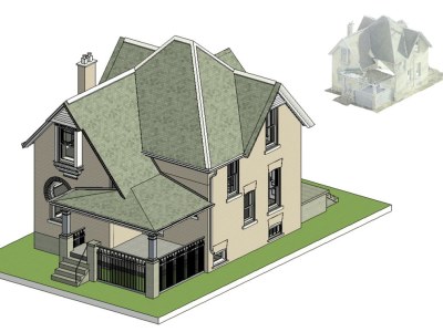 A Revit 3d model from given point cloud data. | Upwork