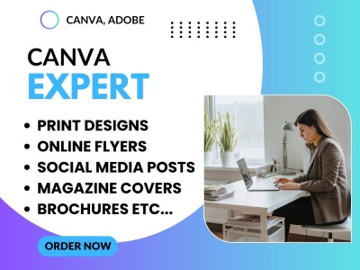 Canva Expert | Canva Design for all type of designs | Upwork