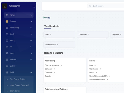 ERPNext Customization and UI Development | Upwork