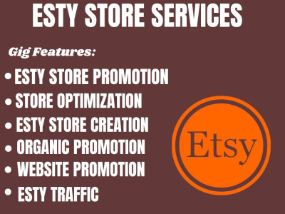 Your Esty store promotion and boost Esty traffic | Upwork