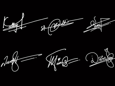 Custom handwritten artistic signature or autograph | Upwork