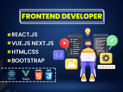Frontend Developer |React.js Vue.js Next.js |Responsive HTML,CSS Bootstrap | Upwork