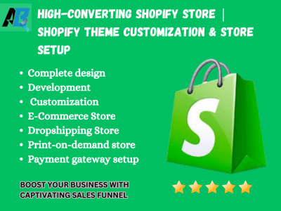High-Converting Shopify Store | Shopify Theme Customization & Store Setup | Upwork