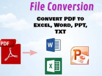 Document Conversion/Image Format/PDF/ Word/CSV/EXCEL/PPT/image service | Upwork