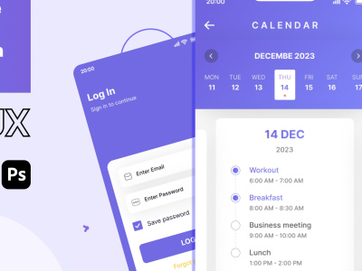 Top notch mobile app UI UX design in figma or PSD | Upwork