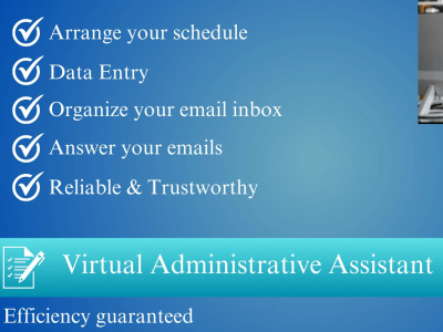 A virtual administrative assistant | Upwork