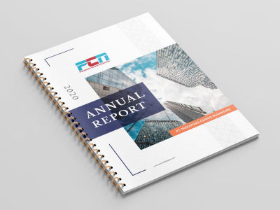 Annual report with a clean, professional and visually appealing design ...