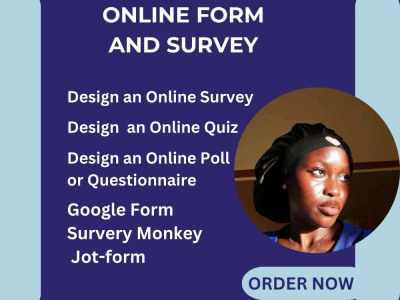 Responsive online form, quiz, survey, using jotform, typeform, google ...