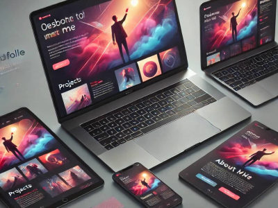 A Fully Customizable and Dynamic Portfolio Website || JavaScript | PHP | Upwork