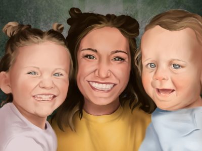 A beautiful portrait of anyone you'd like. Ideal for a gift! | Upwork