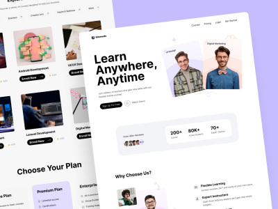 Higher Education Website Design | UI UX Design | Website Redesign | Upwork