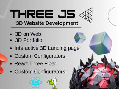 Three JS website, 3d configurator, WebGL with, GSAP and React-three-fiber | Upwork