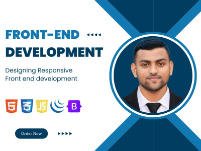 Front End Web Developer using HTML CSS and javascript / Responsive ...