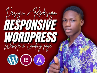 Responsive wordpress website design, website redesign | Upwork