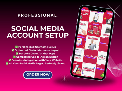 Social Media Pages Set up for your Business | Social Media Accounts ...