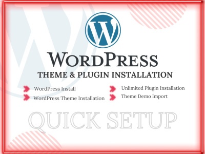 WordPress Theme Installation, Demo Setup & Plugin Configuration Service | Upwork