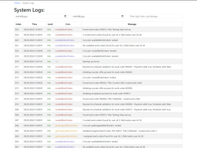 A fantastic system log dashboard on your MERN stack web application ...