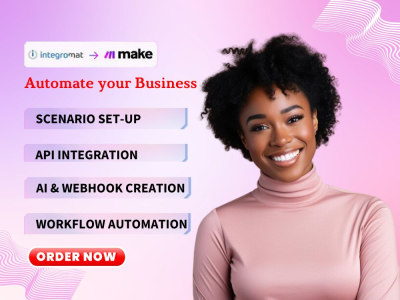 Make com, integromat, zapier, webhook, and API integration for your apps | Upwork