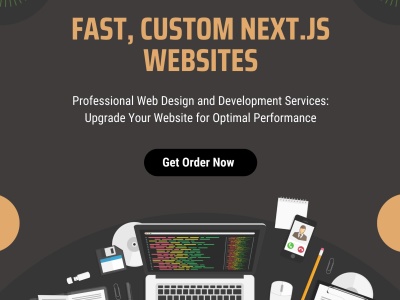 Custom next.js web design for speed and Seo-optimization | Upwork