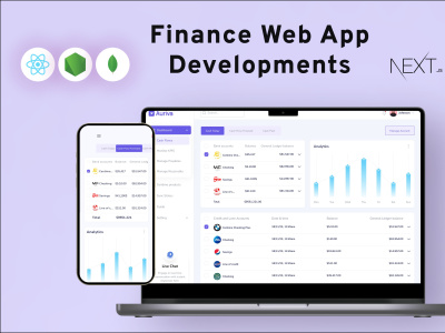 Finance Web App Development | Next.js & Node.js | Custom Financial ...