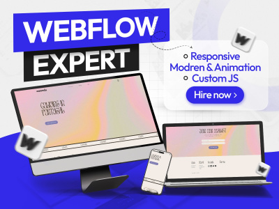 Webflow Designer,Webflow Expert, Webflow Developer, Figma/XD/PSD to Webflow | Upwork