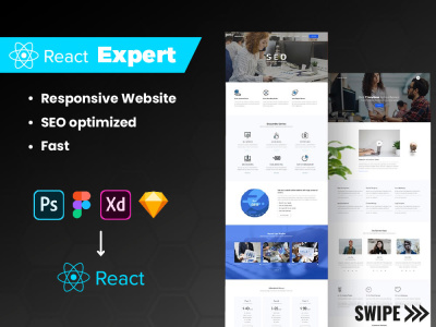 React js | React Developer | Front End Developer | Figma to React | Next js | Upwork