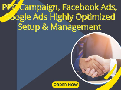 PPC Campaign, Facebook Ads, Google Ads Highly Optimized Setup ...