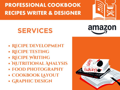 A professional amazon kdp cookbook recipe writer and e book designer ...