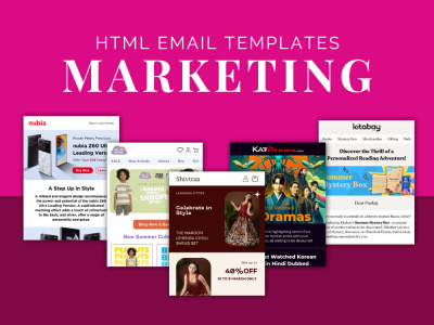 A custom marketing HTML email template that boosts engagement | Upwork