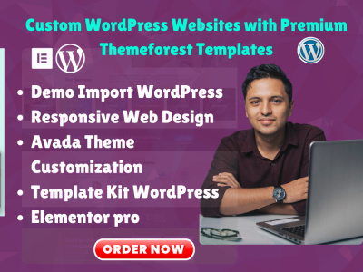 WordPress Website Elementor Pro, Astra Pro, Divi Builder Responsive Web | Upwork