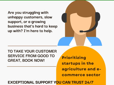 Dedicated Customer Service Professional for Ag-Tech and E-commerce Startups | Upwork