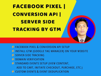 Facebook Pixel | Conversion API | Server Side Tracking By GTM | Upwork