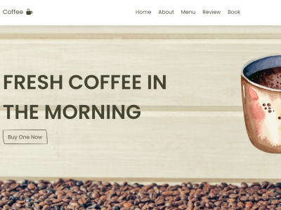 Responsive Coffee Shop Website Built with HTML, CSS, and JavaScript | Upwork