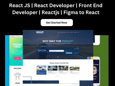 React JS | React Developer | Front End Developer | Reactjs | Figma to ...