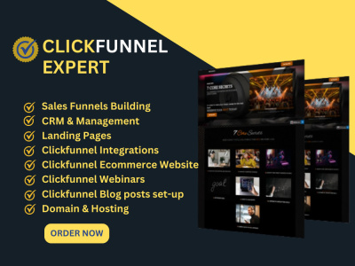 An awesome email automation, funnel, custom blog and website for your ...