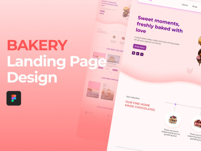 Deliciously Designed Figma Bakery Landing Page | Upwork