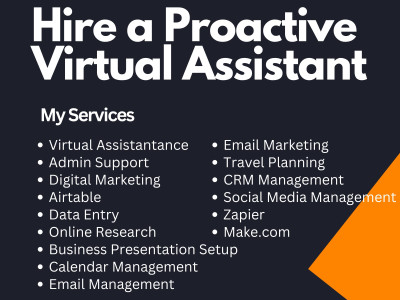 A proactive and versatile Virtual Assistance | Upwork