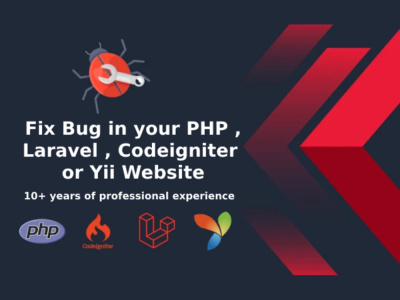 Bug fixing in PHP/Laravel/Codeigniter/Yii2 Web Applications | Upwork
