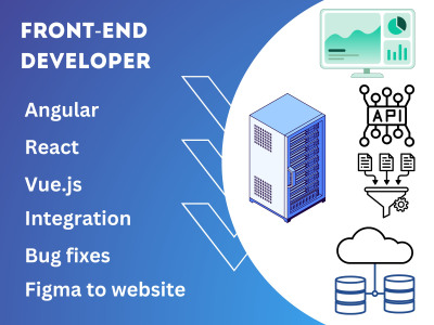 Front end development service in React, node.js, Angular, vue.js | Upwork