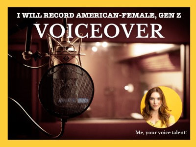 American-female, Gen Z voice over | Upwork