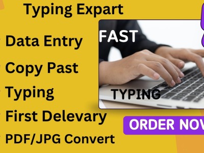 Data entry & typing expert | Upwork