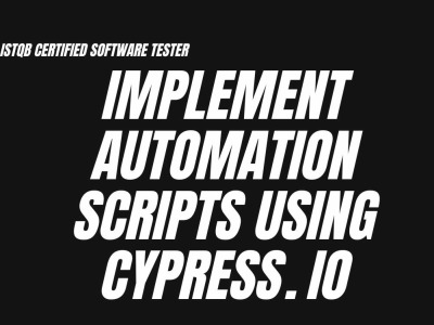 Implement automation scripts using cypress page object model | Upwork