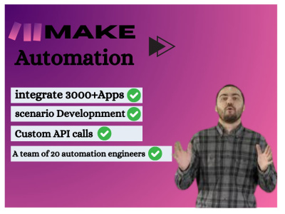 Make.com scenario setup workflow, integromat, zapier automation | Upwork