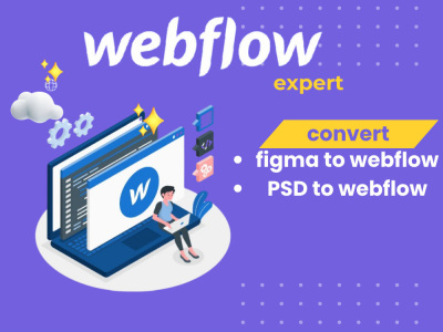 Modern Responsive Webflow website design and development | Figma to Webflow | Upwork