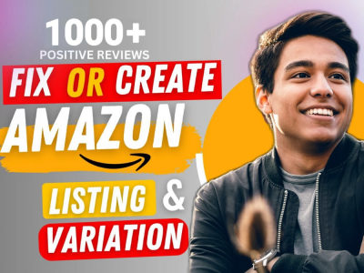 Amazon product listing creation, variation listing, parent,child, fix error | Upwork